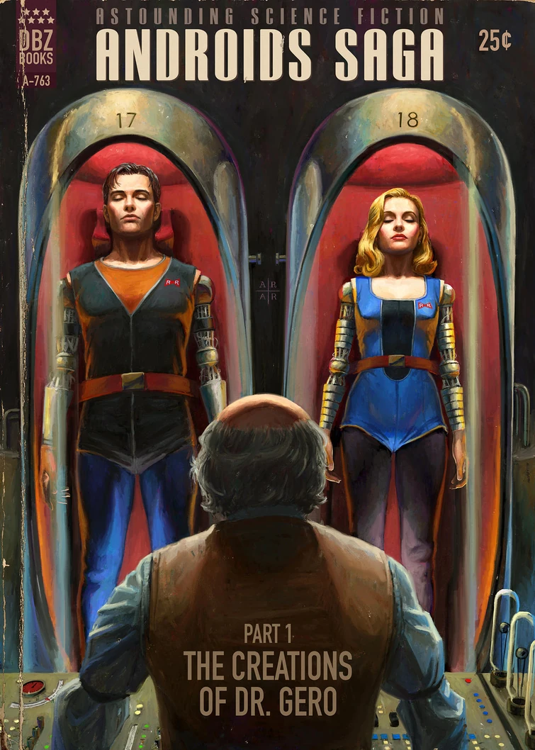 Fan Art - The Android Saga (1950's comic style) | Fandom