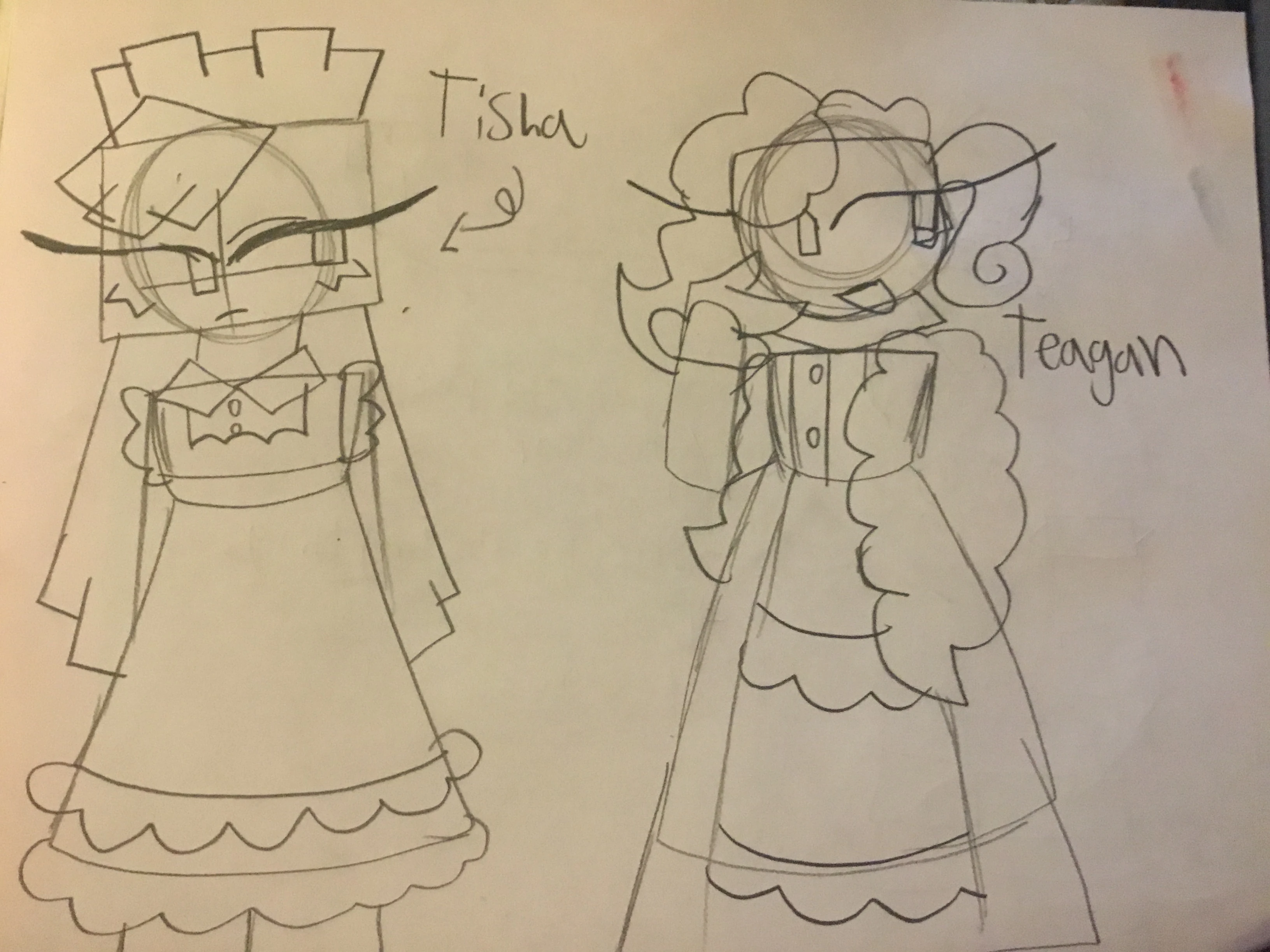 My designs for Tisha and Teagan! | Fandom