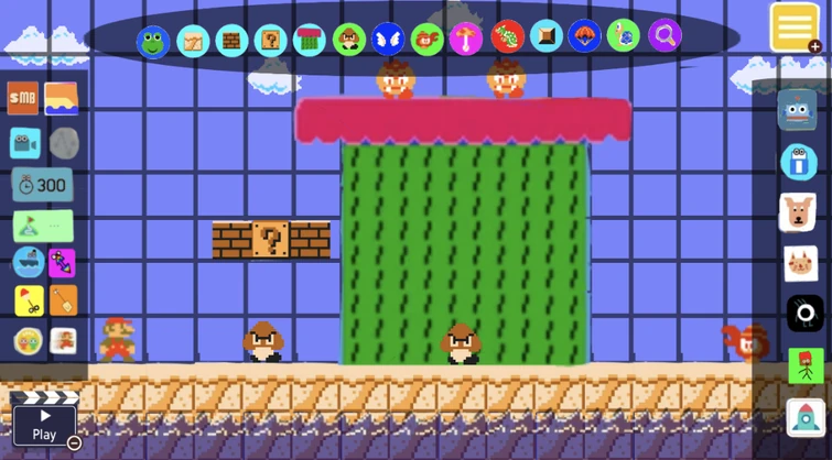 I just made a concept for an SMB1 Beach Theme for SMM3! | Fandom