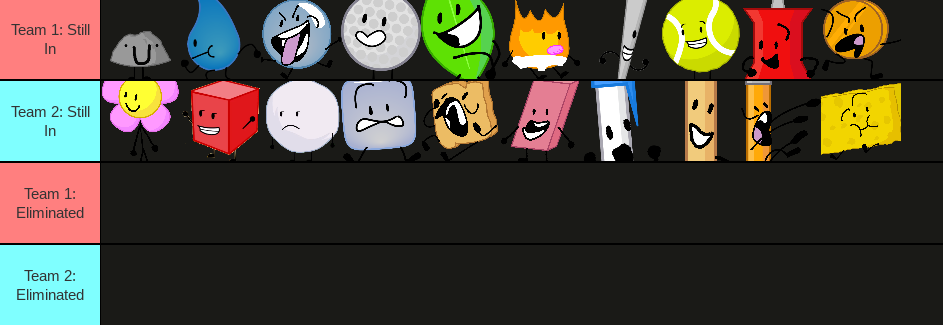 Today starts the BFDI Season 1 Tourament! | Fandom