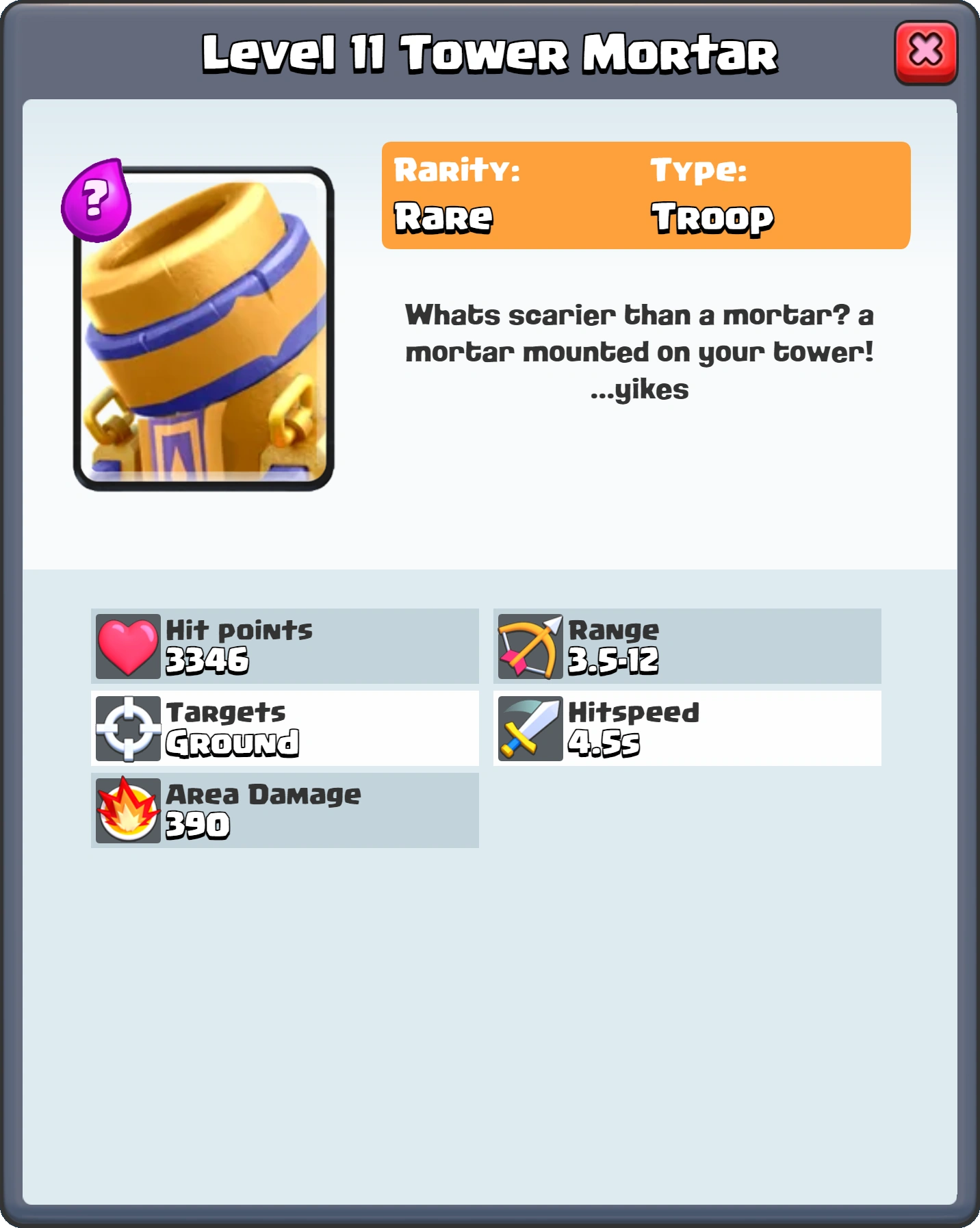 Tower mortar concept [TOWER TROOP] | Fandom