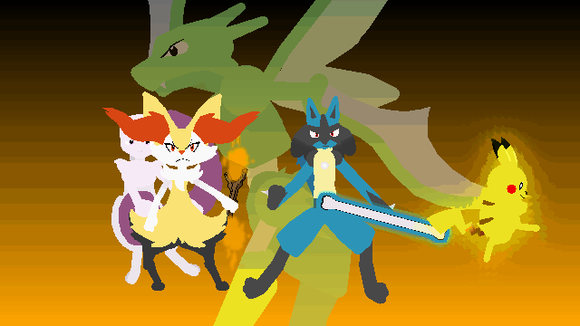 A random gif for a animated show I'm making called "POKÈADVENTURES ...