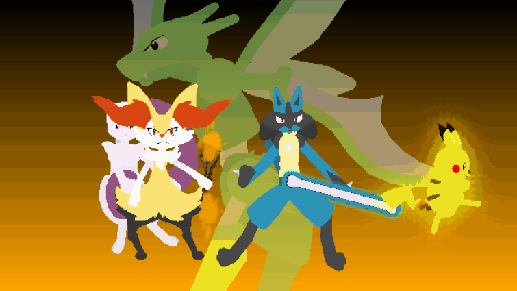 A random gif for a animated show I'm making called "POKÈADVENTURES ...