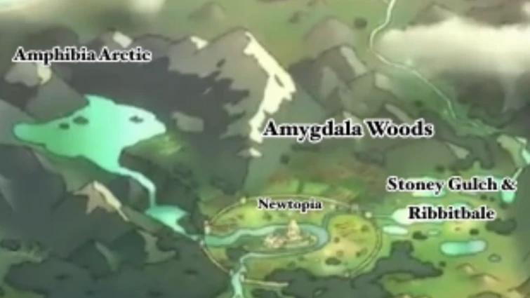 My guess of an Amphibia map | Fandom