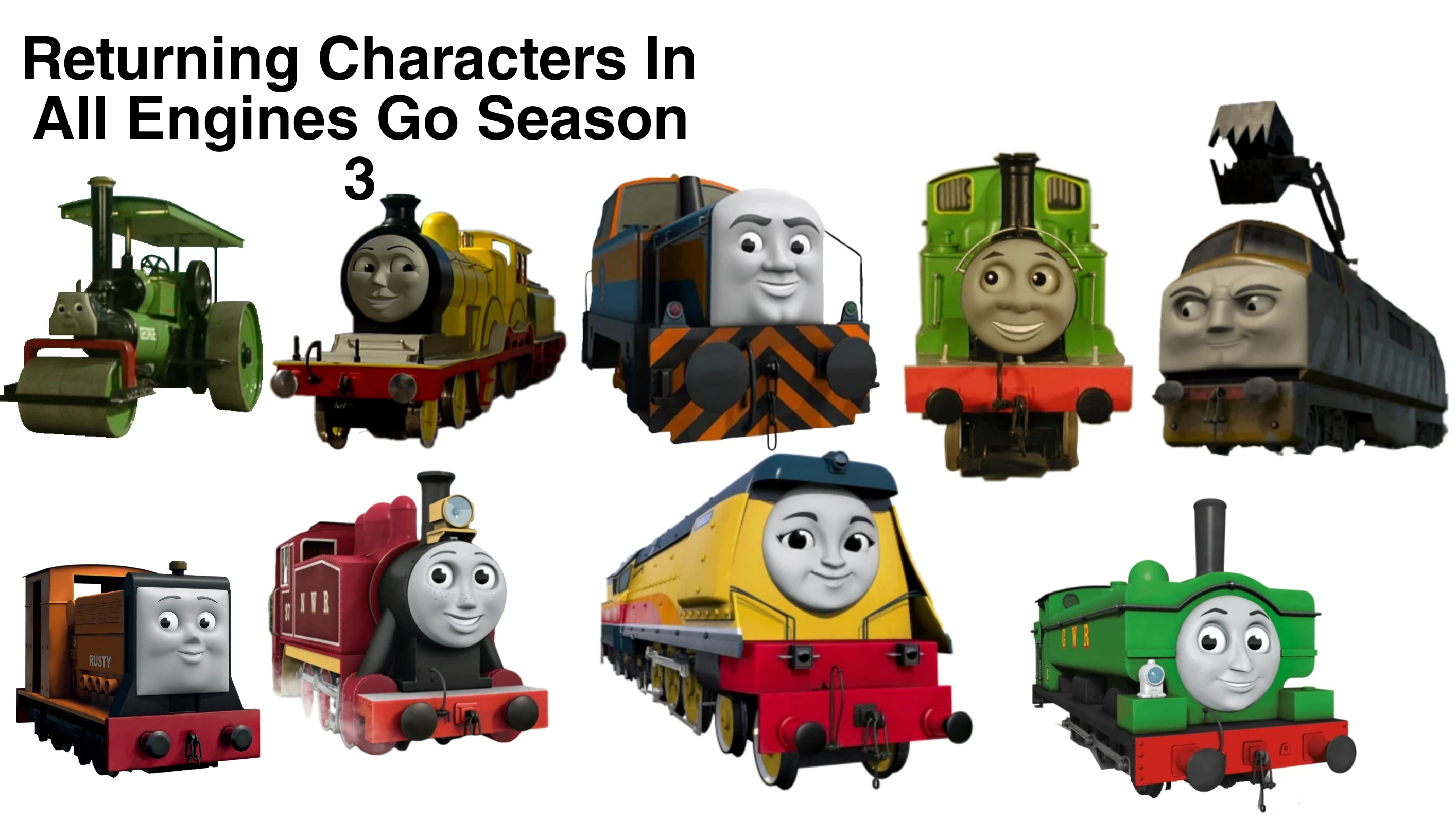 Returning Characters In All Engines Go Season 3 | Fandom