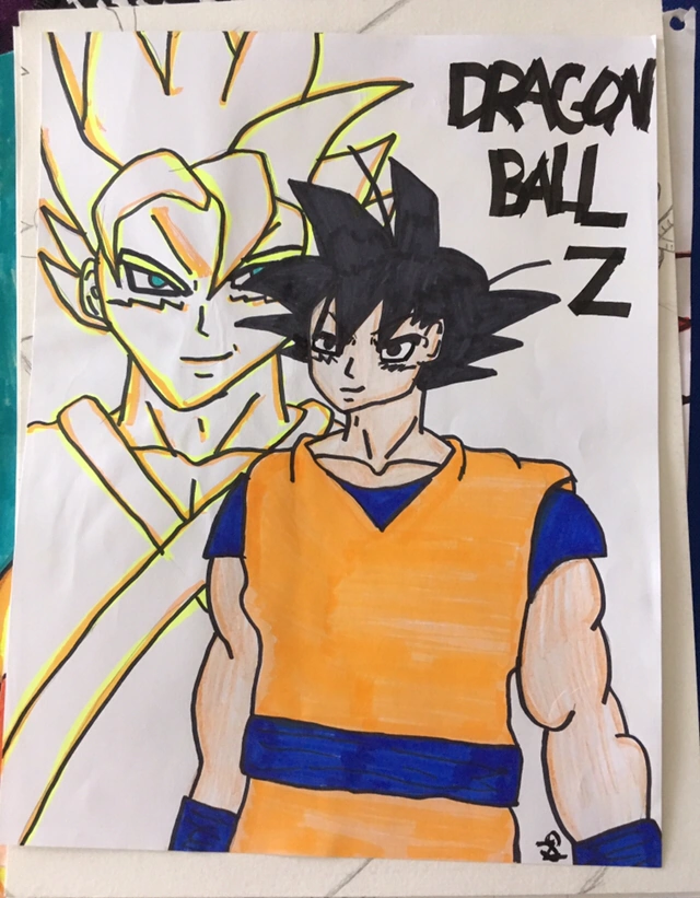 Remaking this old DBZ picture of mine. | Fandom