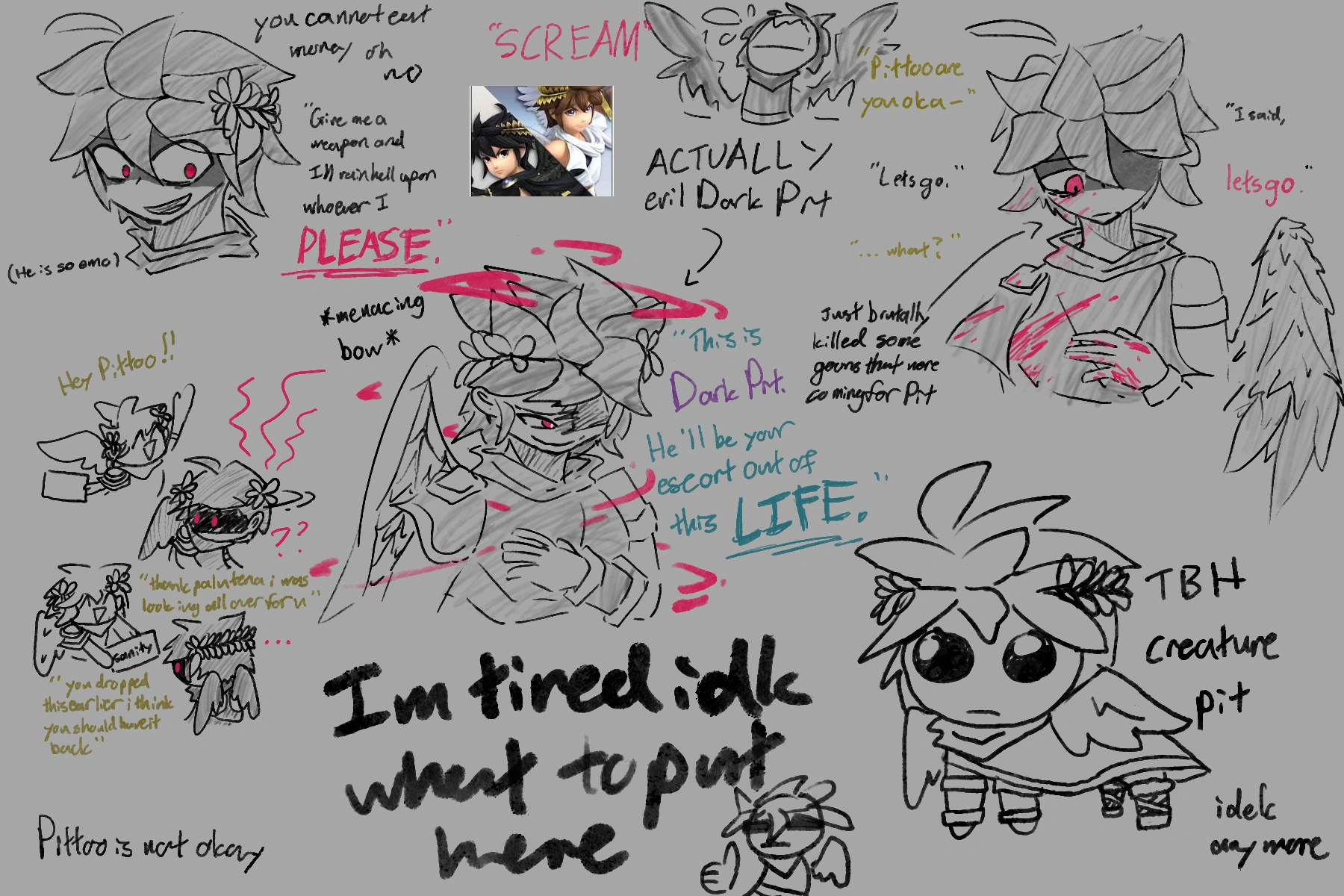 hi i was bored so here’s an art dump | Fandom