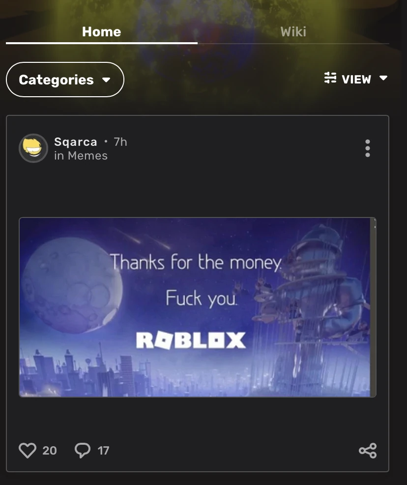 Thanks for making my post trending. | Fandom