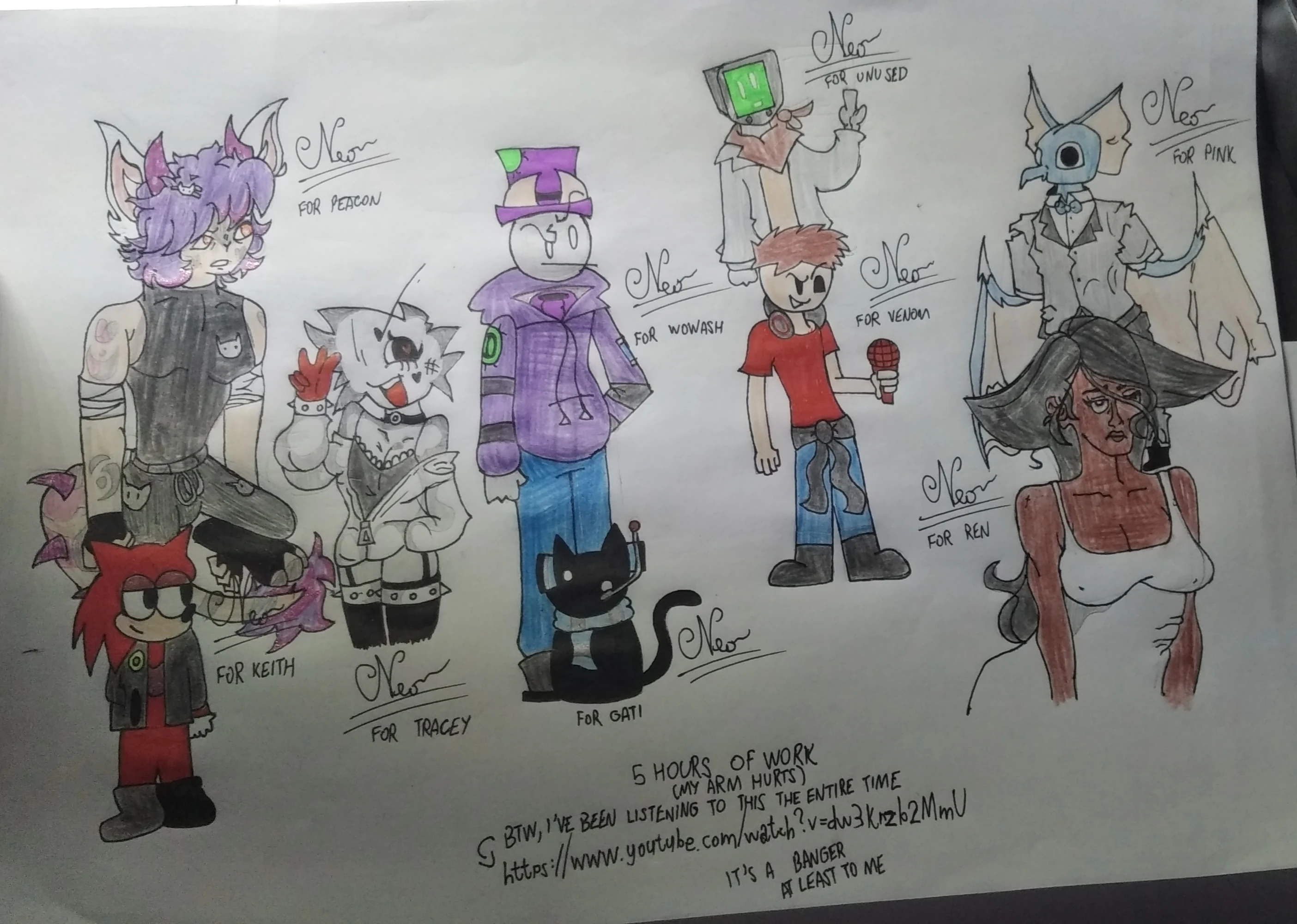 Drew a bunch of ocs and sonas | Fandom