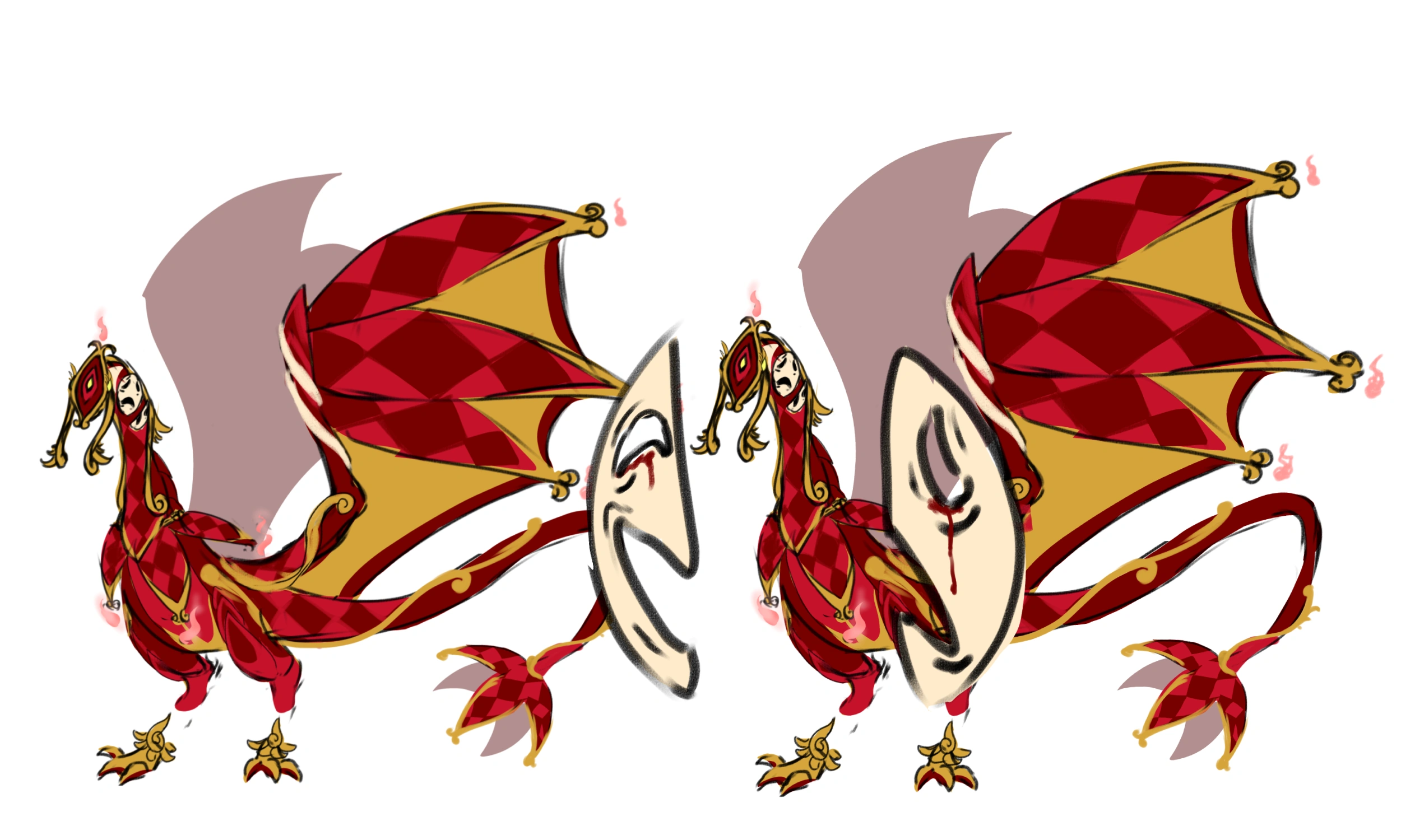 Thoughts/criticisim? (Jester dragon wip🃏) | Fandom