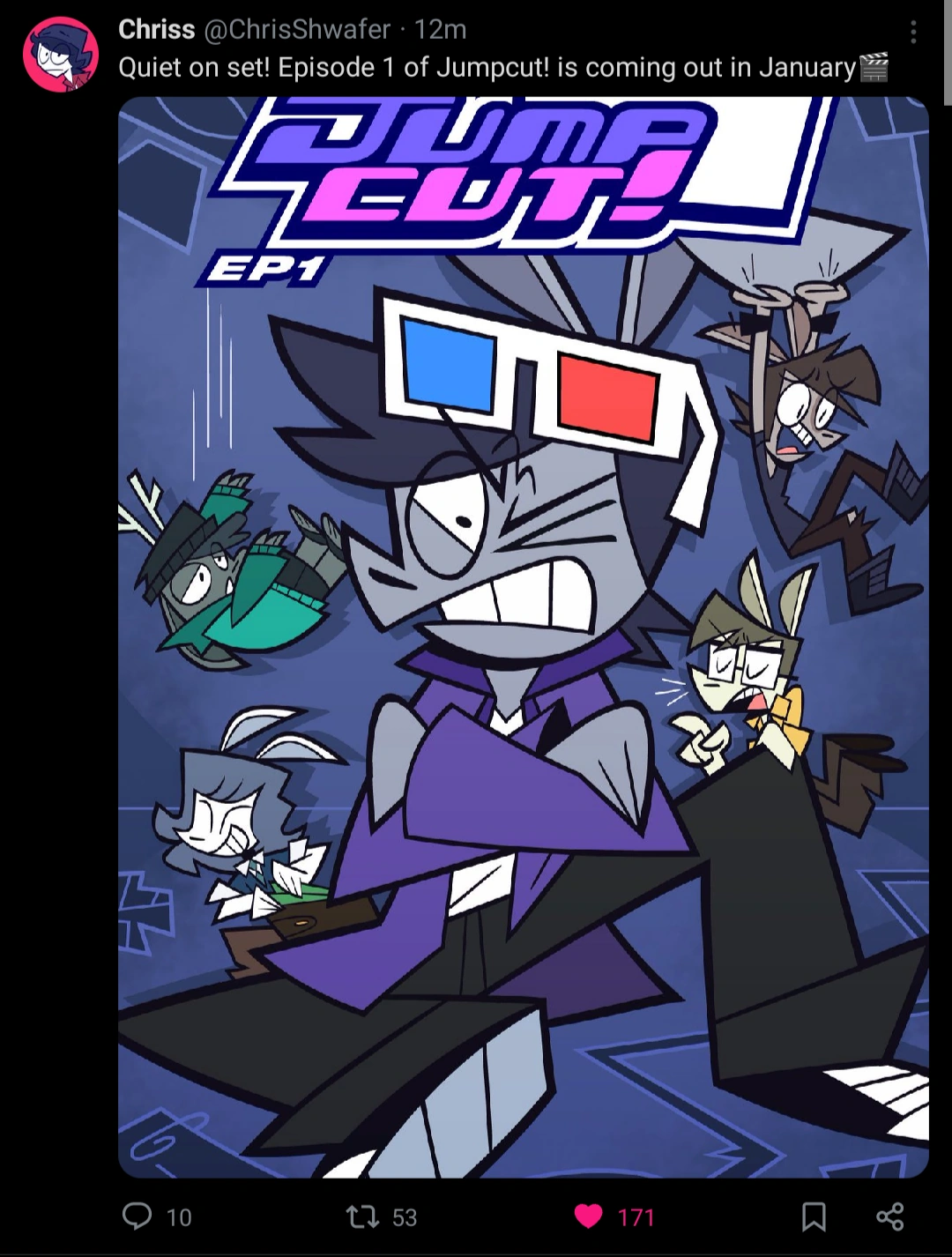 Episode 1 of Jumpcut! by ChrisShwafer is coming out in January | Fandom