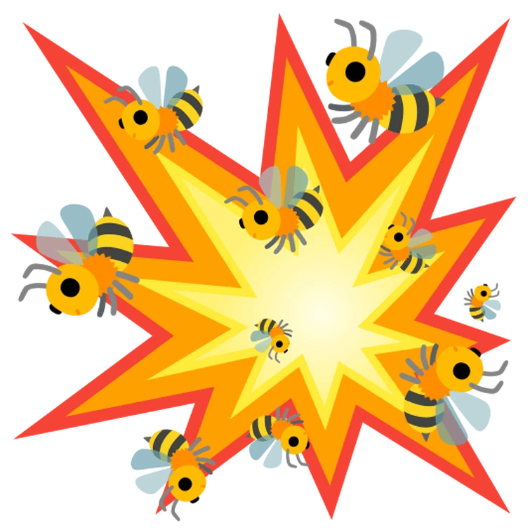 Bees exploding while smiling | Fandom
