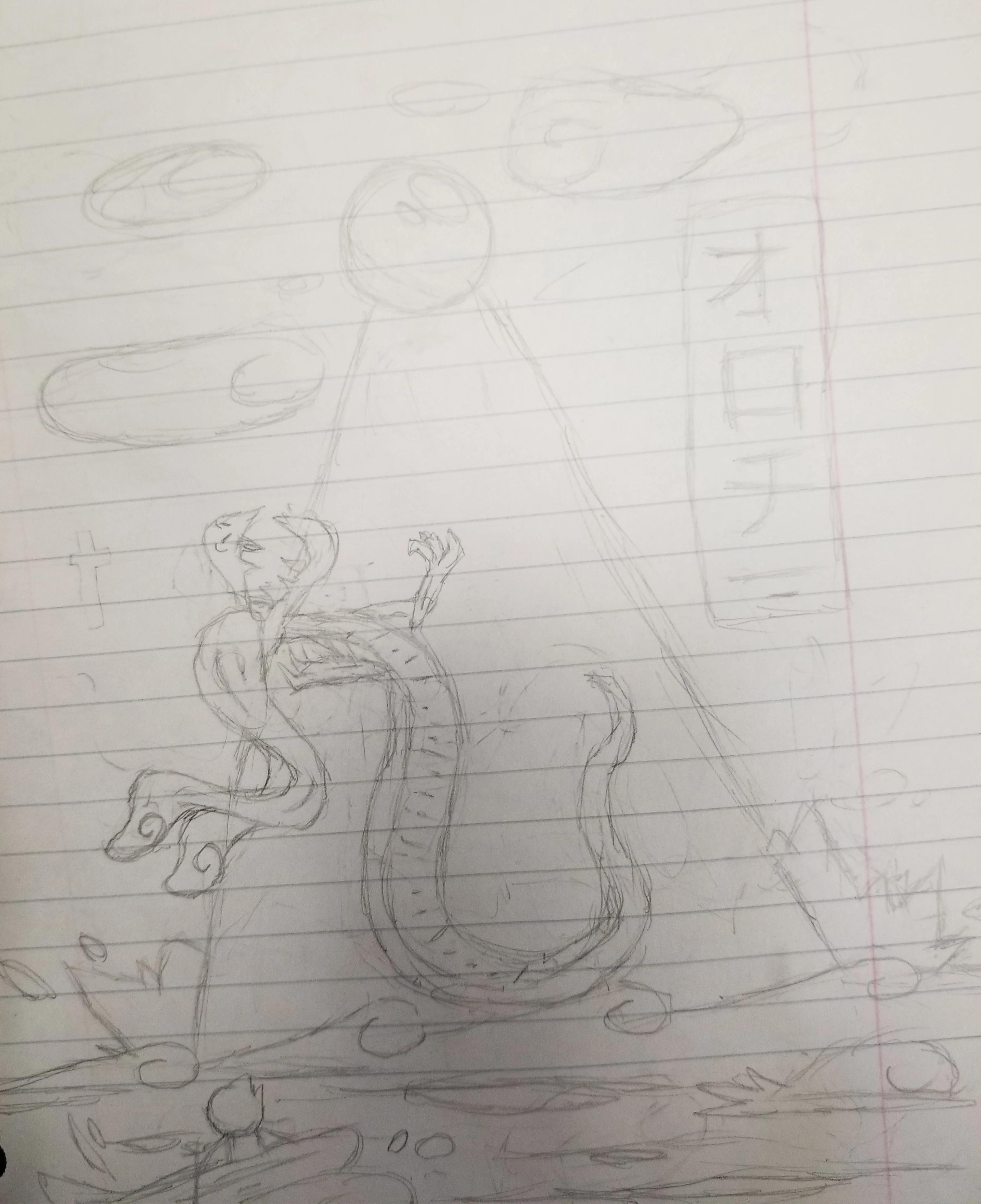 Traveler and Orochi drawing | Fandom