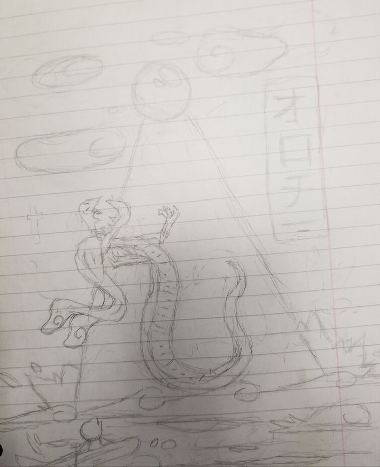 Traveler and Orochi drawing | Fandom