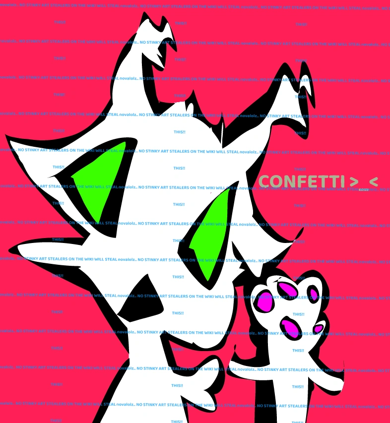 guys do u like my art of my oc (confetti) | Fandom
