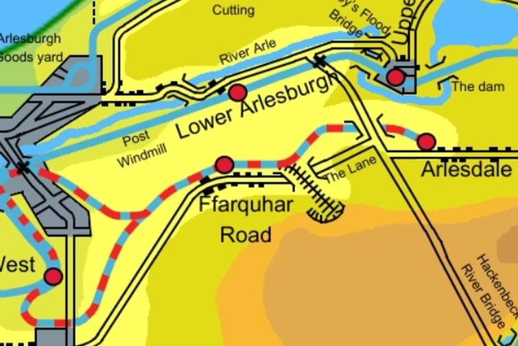 How would the Arlesdale Railway fit onto a canon TVS map? | Fandom