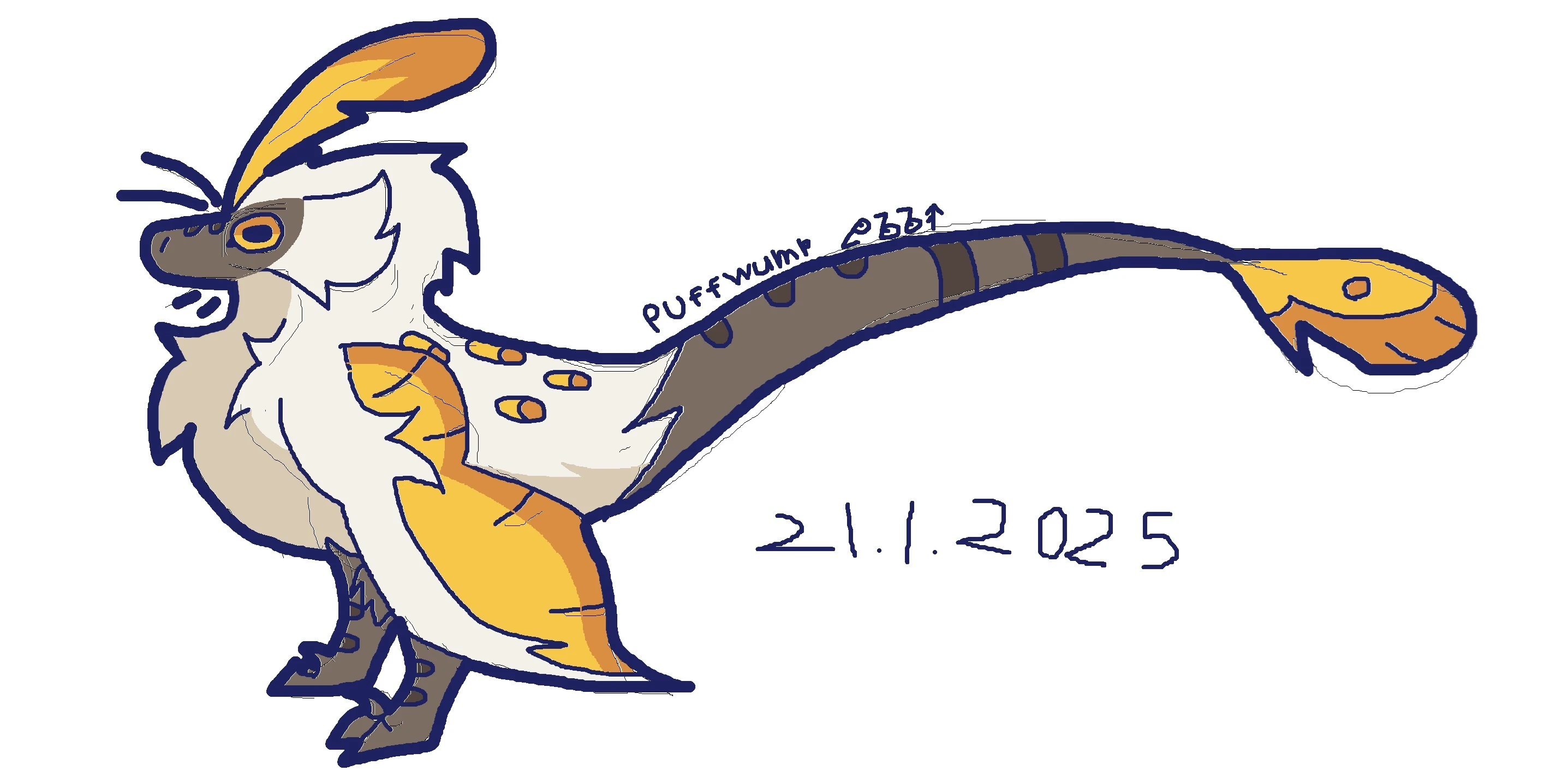 Puffwump I drew using ms paint and mouse | Fandom