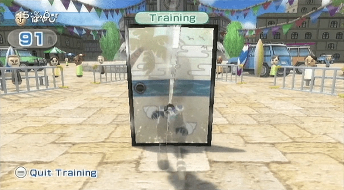 Found a Mii that was in a Debug screenshot for Wii Sports Resort | Fandom