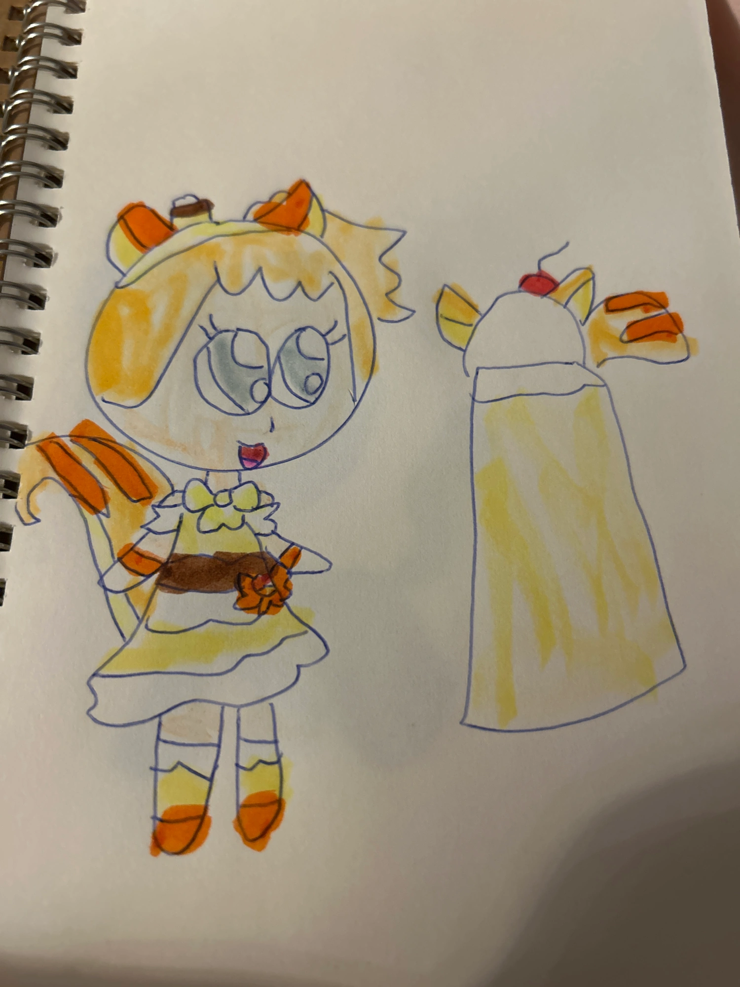 Cure custard and her drink from the Precure pretty cafe | Fandom