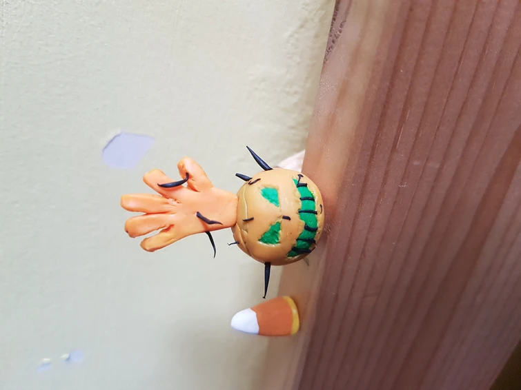 Hallow Jack out of clay and candy corn | Fandom