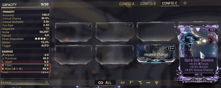 I figured out how elements combine on Tenet weapons with an innate ...