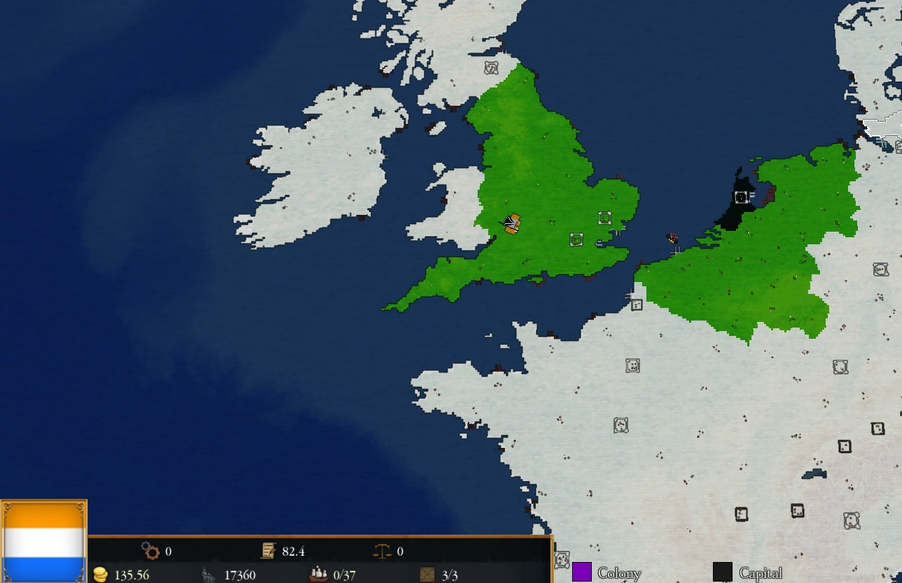 Formed Greater Dutch Empire in Universalis | Fandom