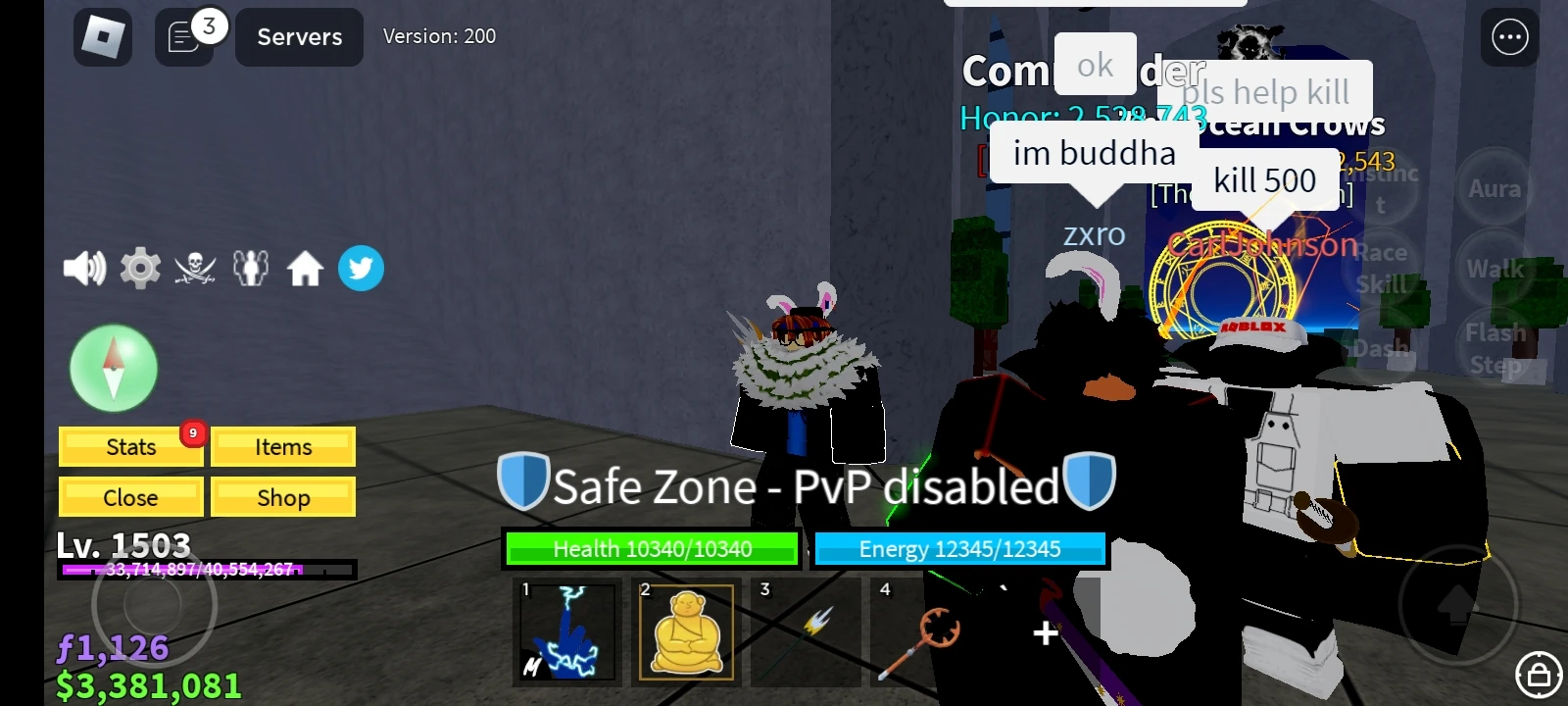 got spikey trident and pale scarf as soon as i entered 3rd sea, was it ...