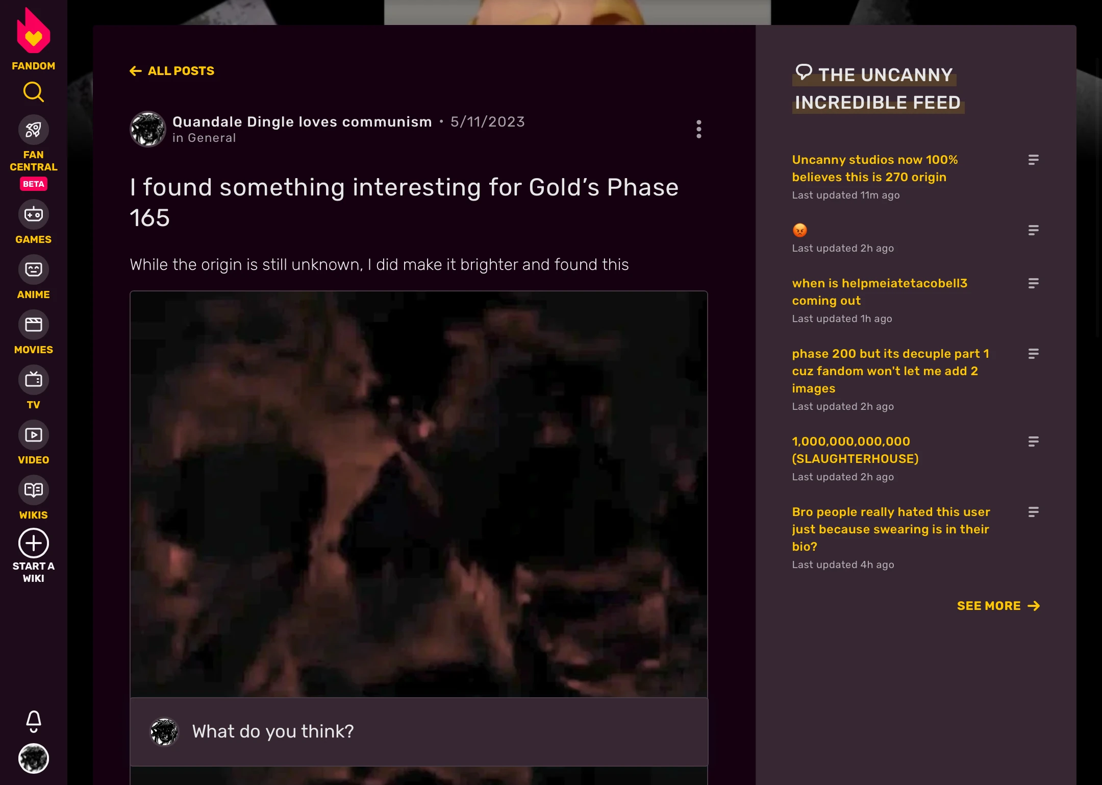 My first ever post | Fandom