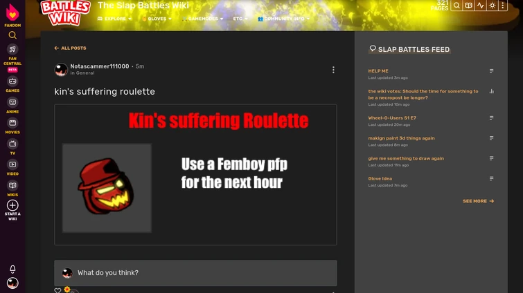 kin's suffering roulette | Fandom