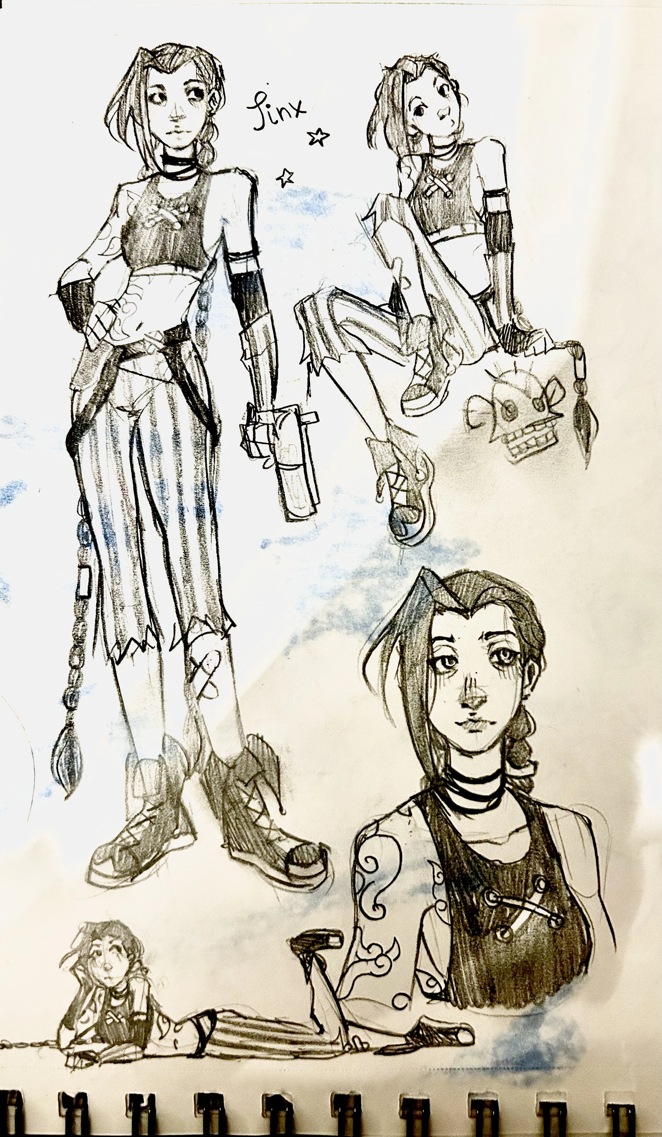Jinx traditional doodles | Fandom