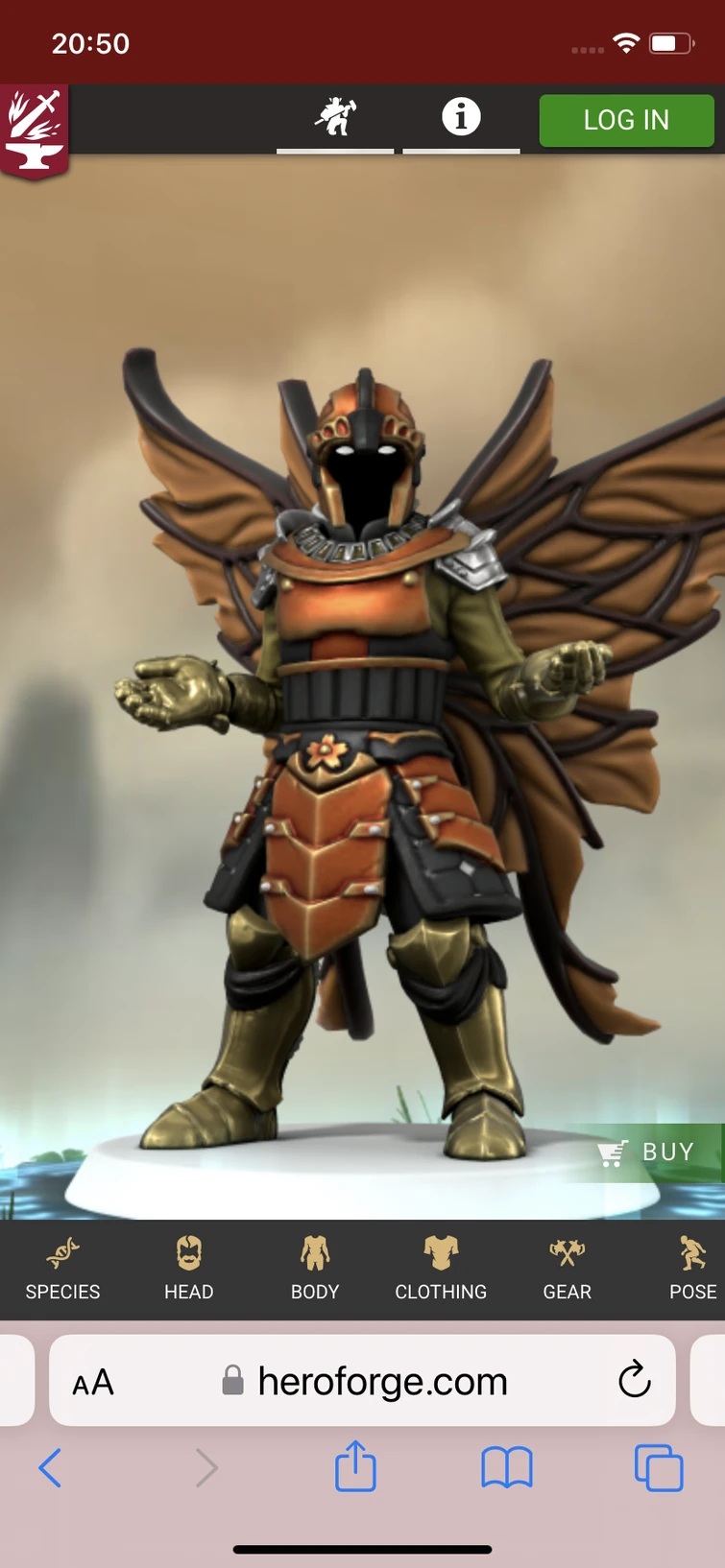 I tried to make Morpho in Heroforge | Fandom