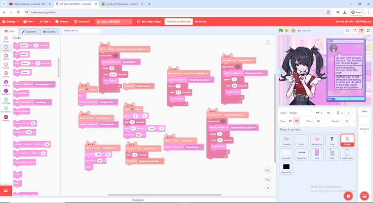 needy streamer overload in scratch | Fandom