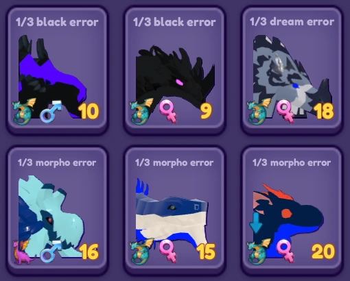 trading errors | lf demand / guild war dragons | Fandom