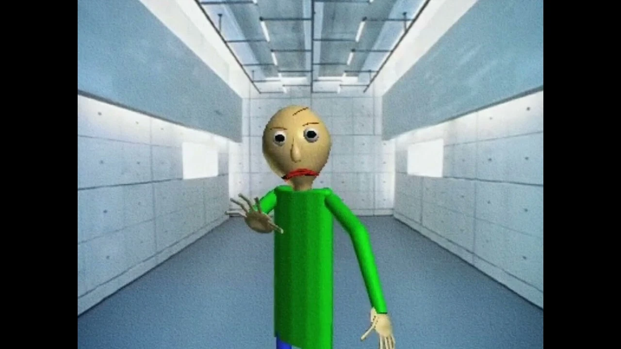 baldi after finding someone with an apple | Fandom