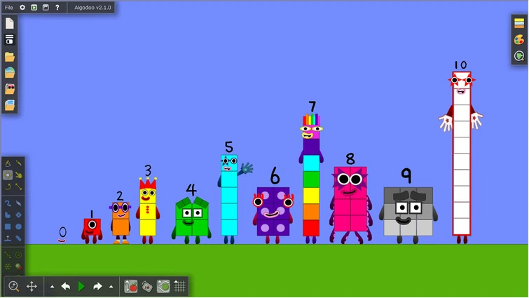 Numberblocks in Algodoo | Fandom