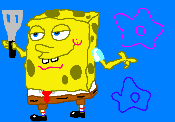 spongebob fanart i made. | Fandom