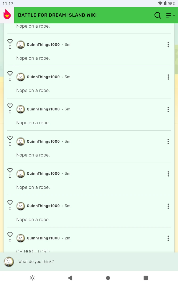 Nope on a rope. | Fandom