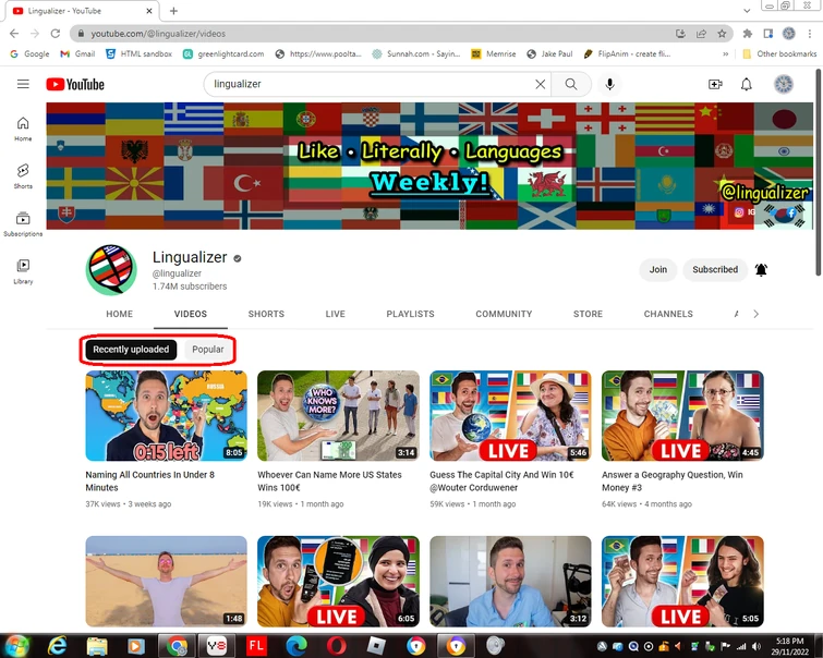 The YouTube oldest video feature has been removed. | Fandom