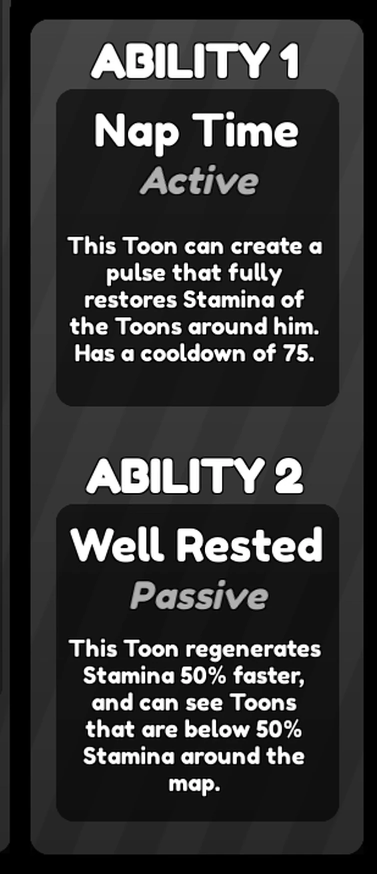 Fun fact about Bassie’s ability sheet | Fandom