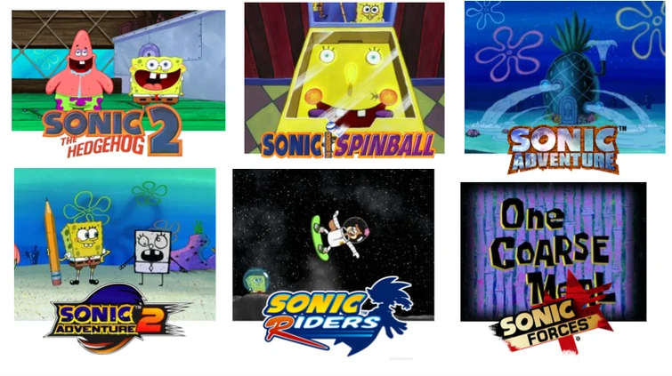 Sonic games portrayed by SpongeBob | Fandom
