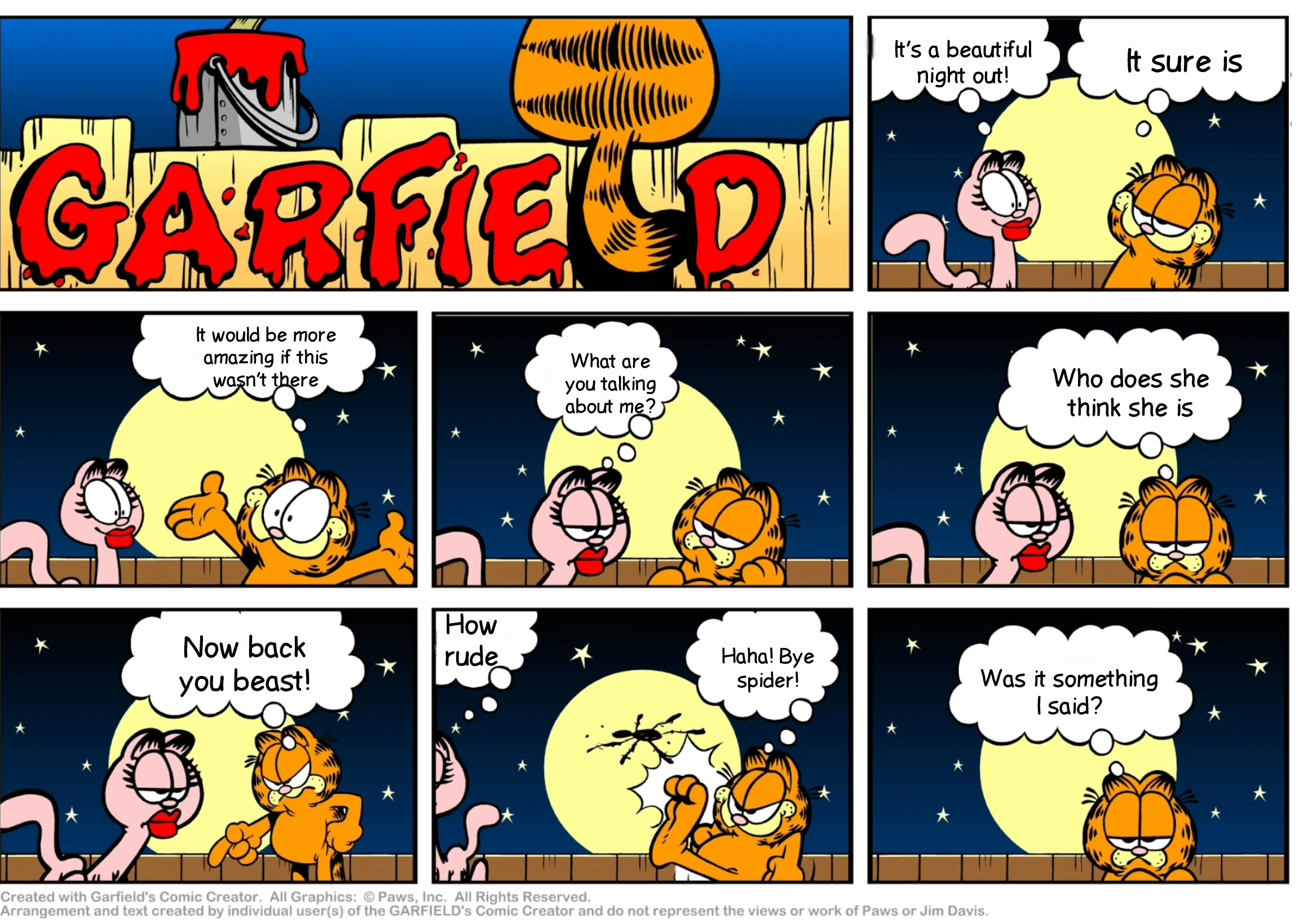 Some Garfield comics I made | Fandom