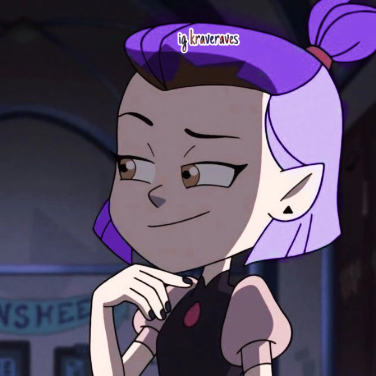 Amity with her old hair but new hair colour 💜 | Fandom