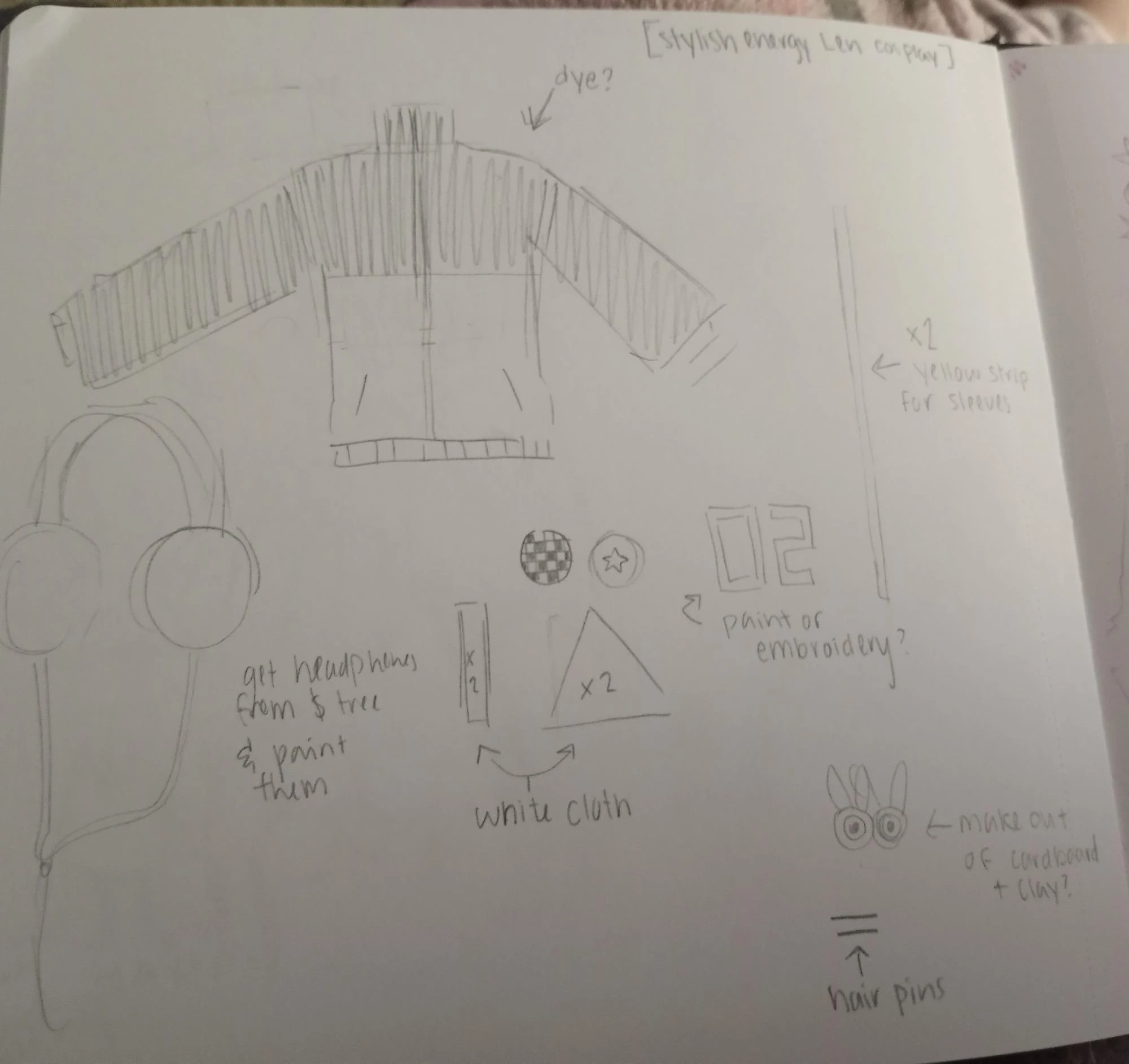 stylish energy len idea sketches | Fandom