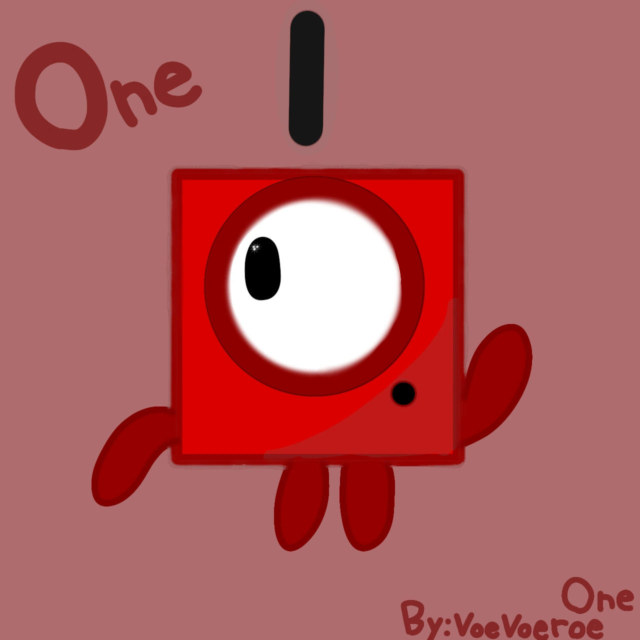 My fanart of numberblock one | Fandom