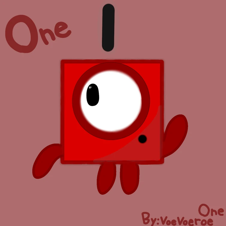 My fanart of numberblock one | Fandom