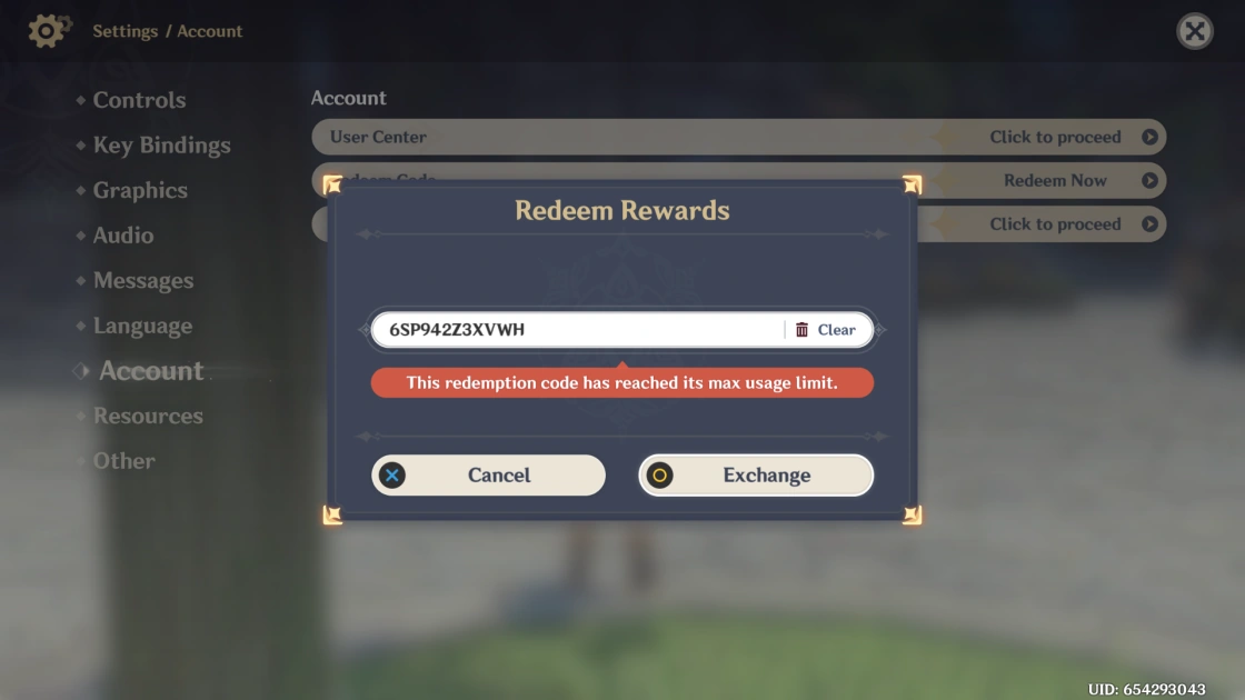 My friend tried to redeem a code and this happened | Fandom