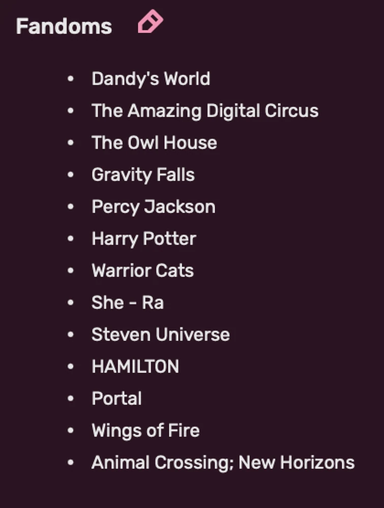 I love collecting fandoms like the infinity stone🍎😇 | Fandom
