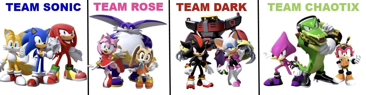 Why do sonic teams only have 3 people? | Fandom