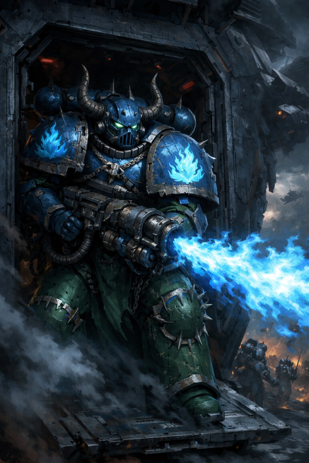 Blue Flames member :D AI but I found it cool. Lore in description. | Fandom