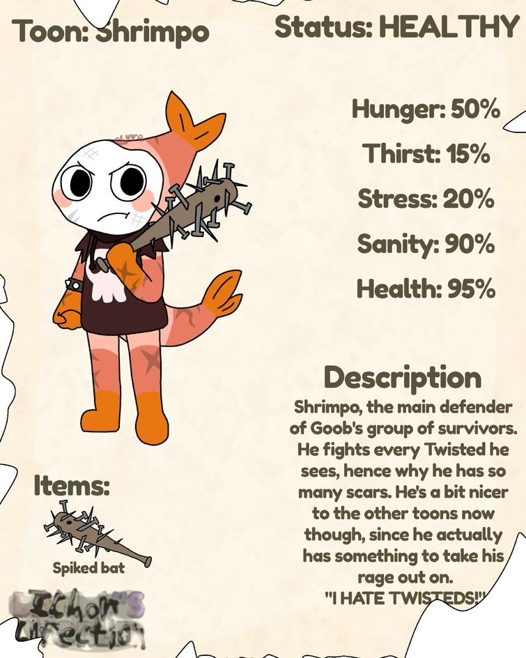 I started working on a Dandy's World infection AU! It's in the style of ...